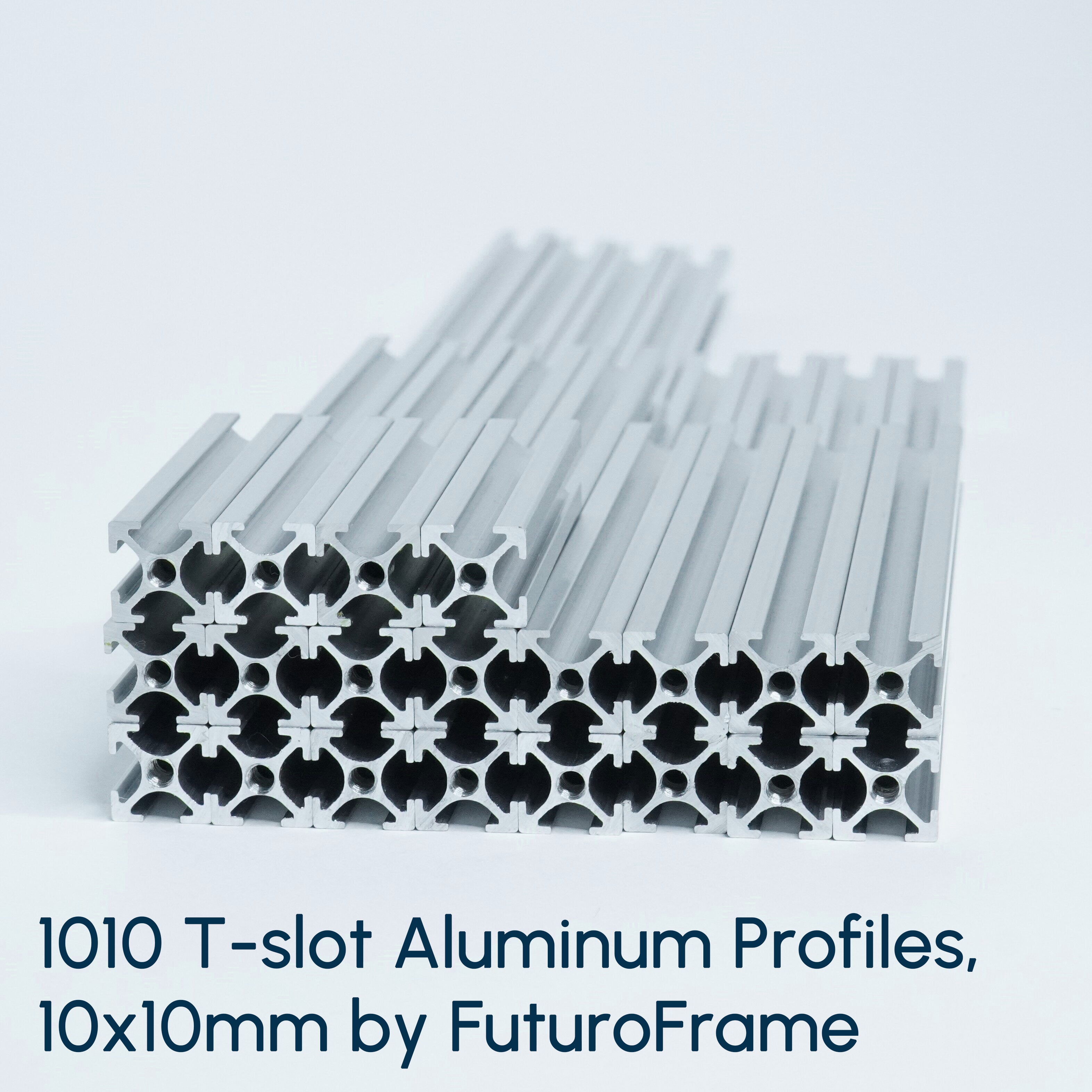 Aluminum Profiles, 10x10mm– FuturoFrame Systems