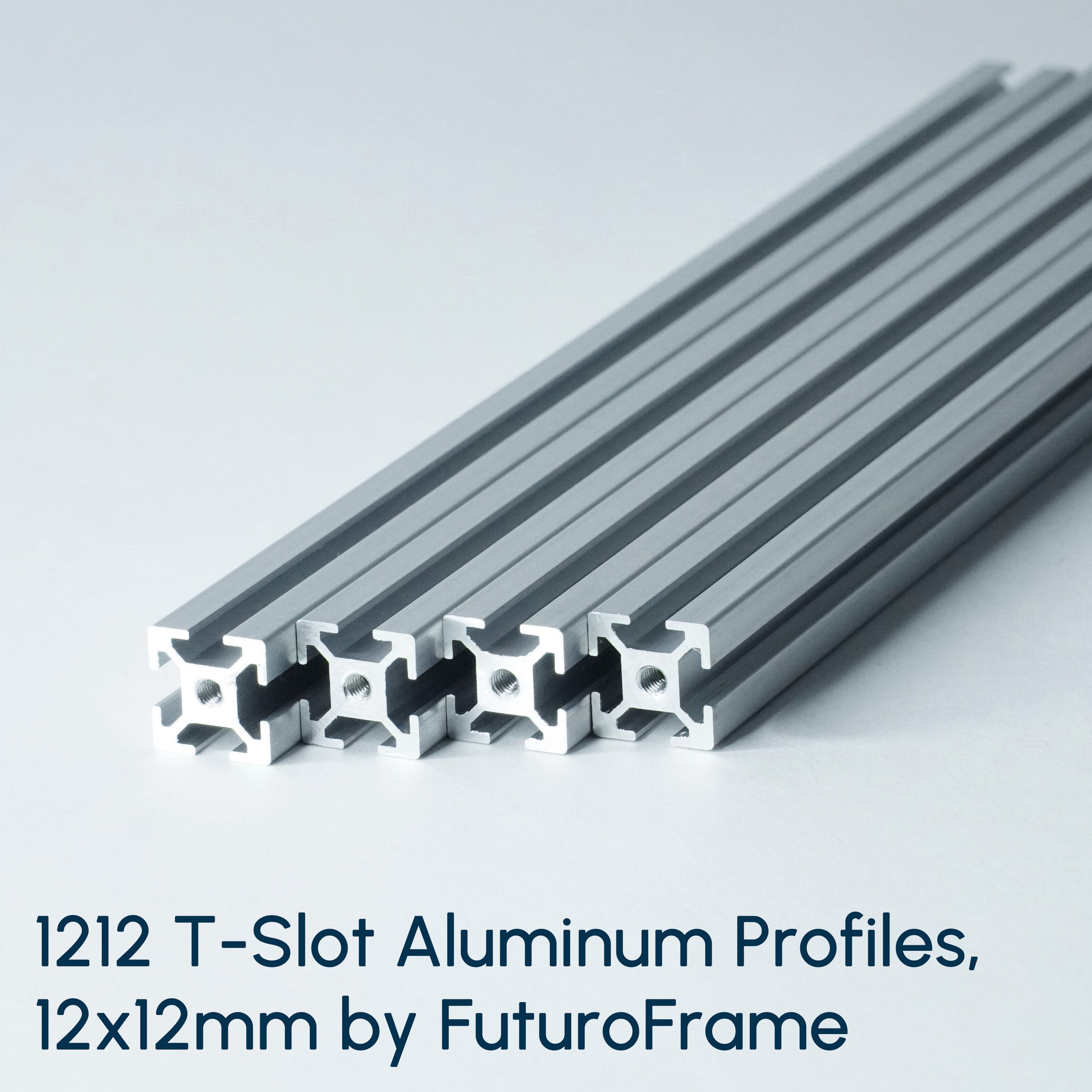 Aluminum Profiles, 12x12mm– FuturoFrame Systems